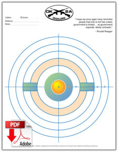 Printable Shooting Targets | Oklahoma 2nd Amendment Association